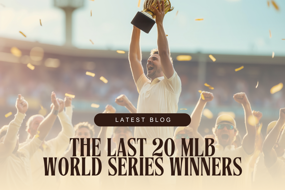 The Last 20 MLB World Series Winners: A Look Back at Champions – Jersey ...