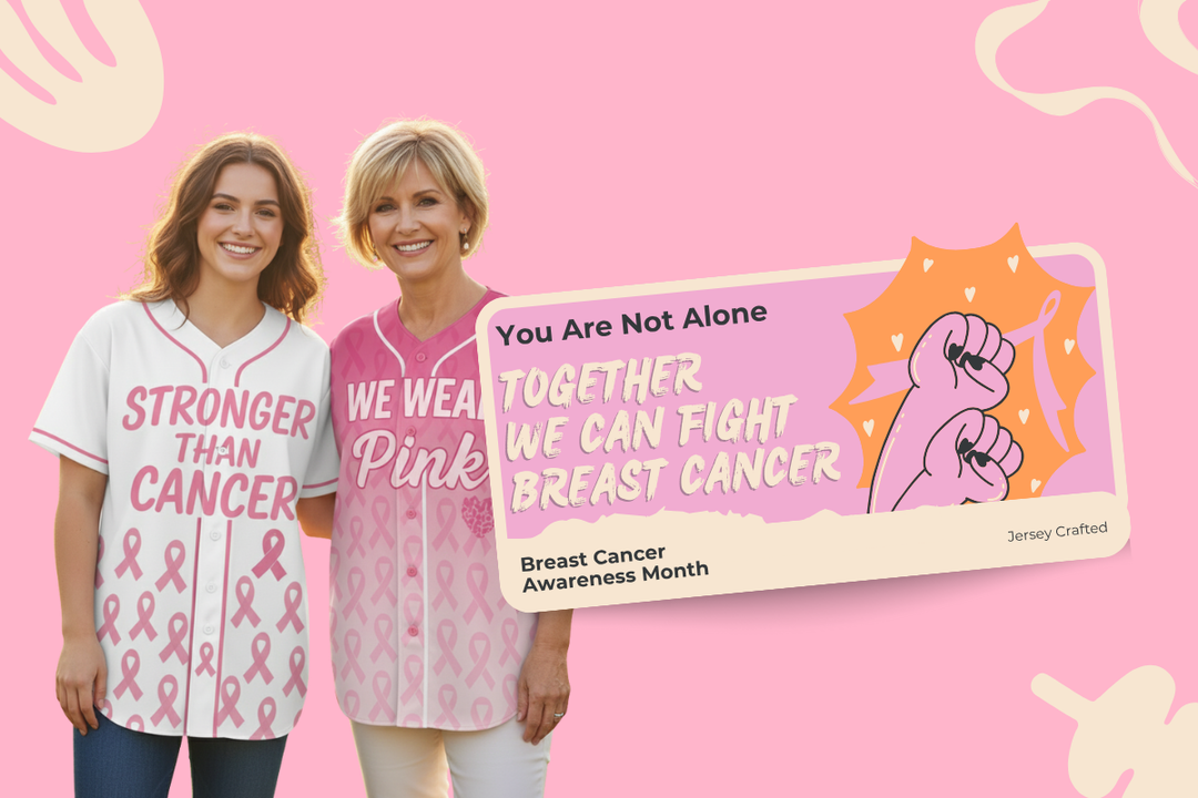Standing Strong Together: Custom Jersey Designs for Breast Cancer Awar ...