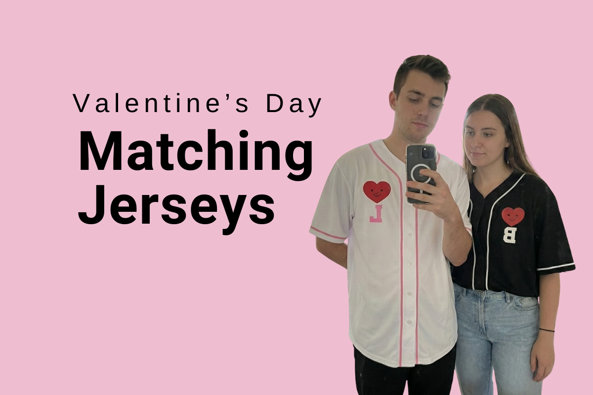 Love in Sync: Custom Matching Baseball Jerseys Made for Valentine’s Da ...